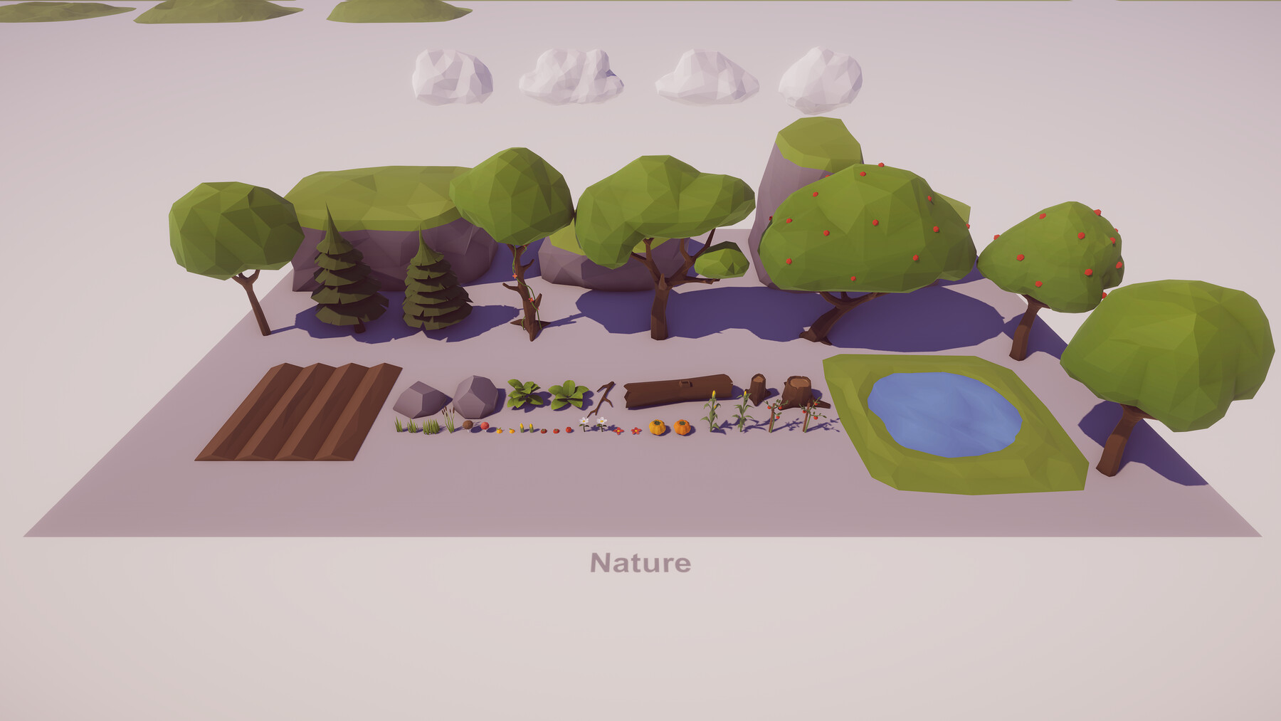 ArtStation - Low Poly Megapolis Pack - Asset for Unity 3D, City Map and Models | Game Assets