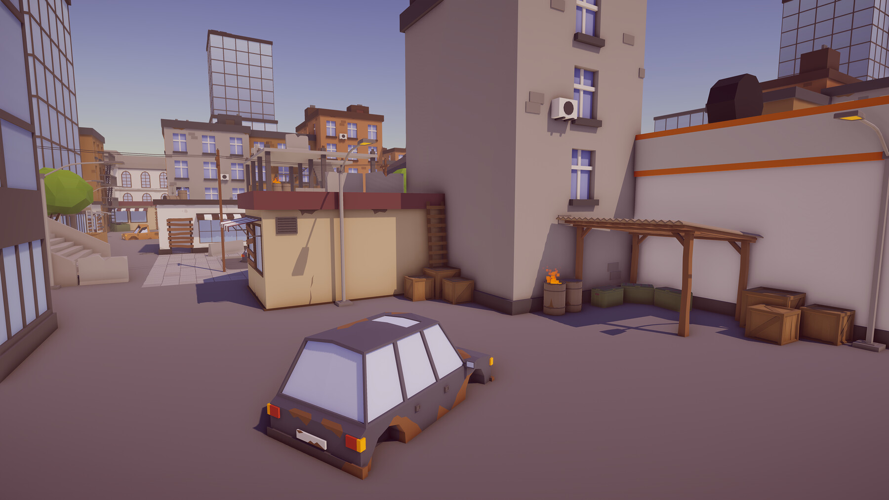 ArtStation - Low Poly FPS Map Vol1 - Asset for Unity 3D, Map and Models ...