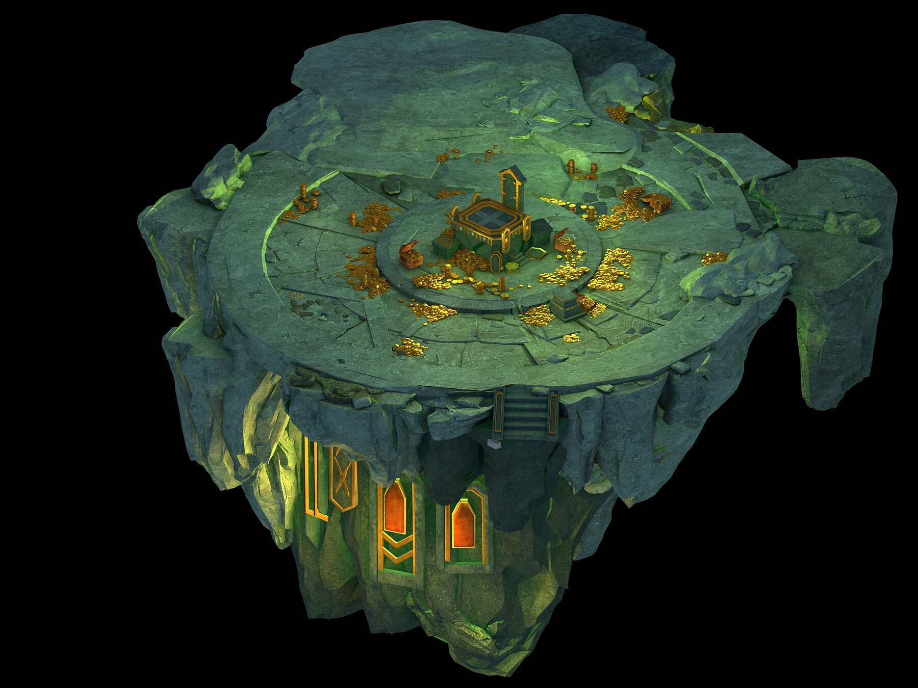 ArtStation - Dragon Lair - Terrain 01 | Game Assets