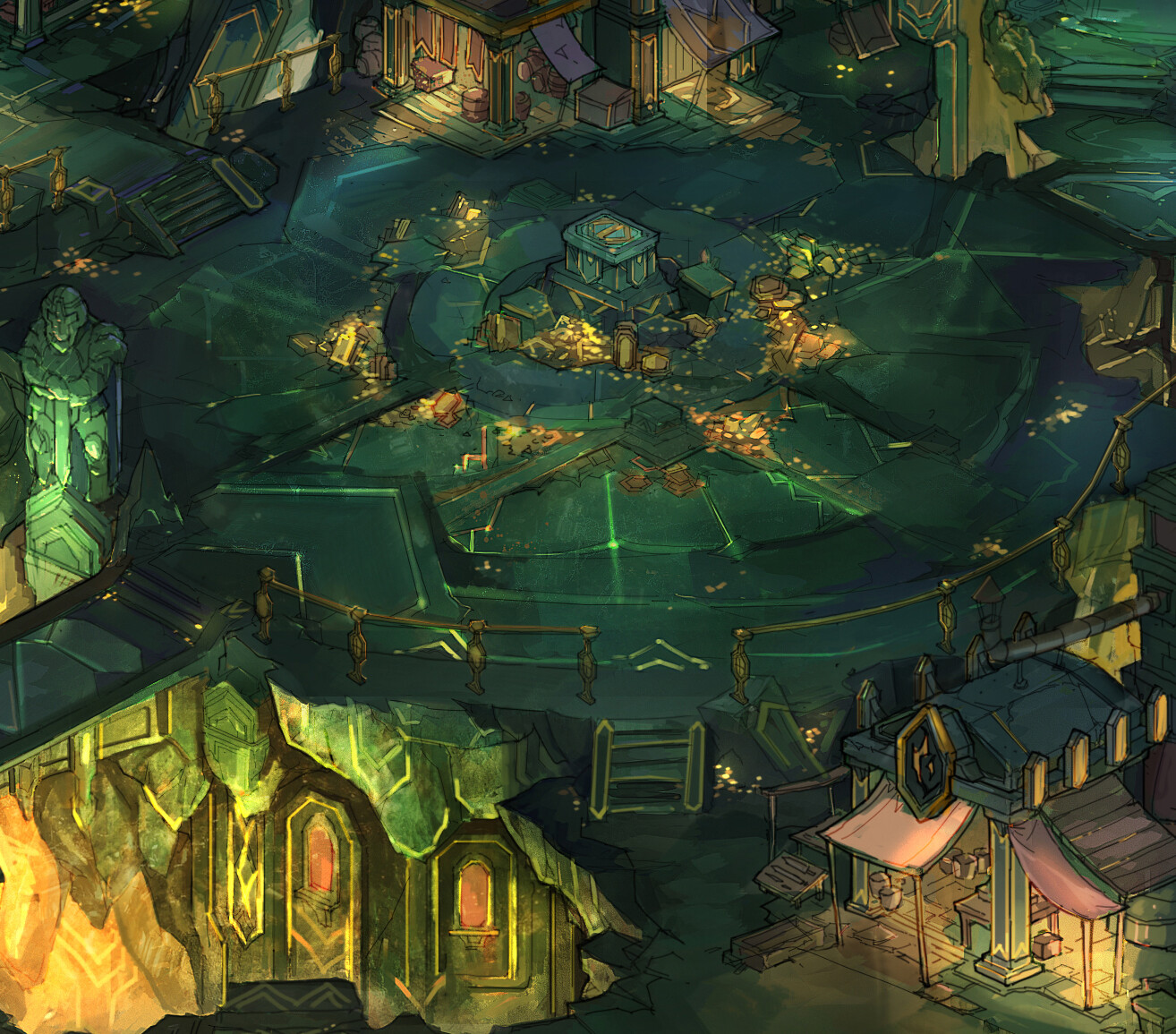 ArtStation - Dragon Lair - Terrain 01 | Game Assets