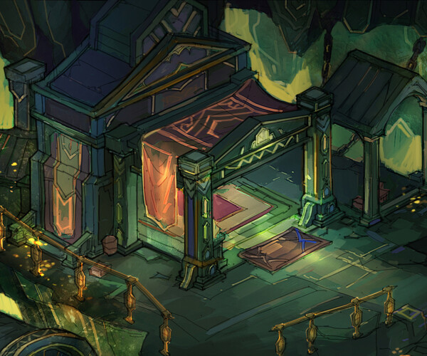 ArtStation - Dragon Lair - House 01 | Game Assets