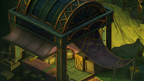 ArtStation - Dragon Lair - House 05 | Game Assets