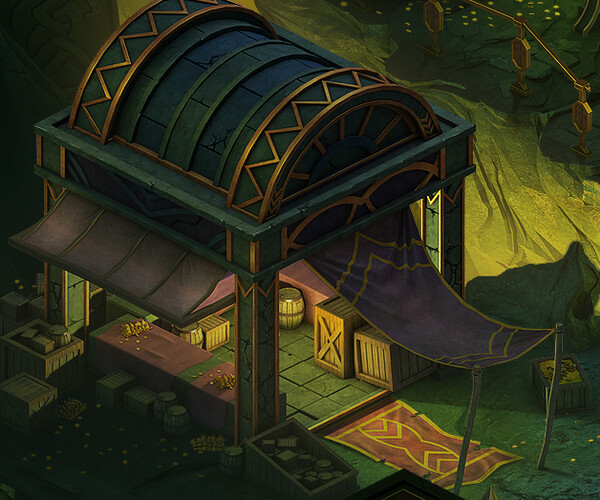 ArtStation - Dragon Lair - House 05 | Game Assets