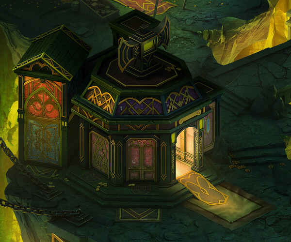 ArtStation - Dragon lair - gorgeous house VIP | Game Assets