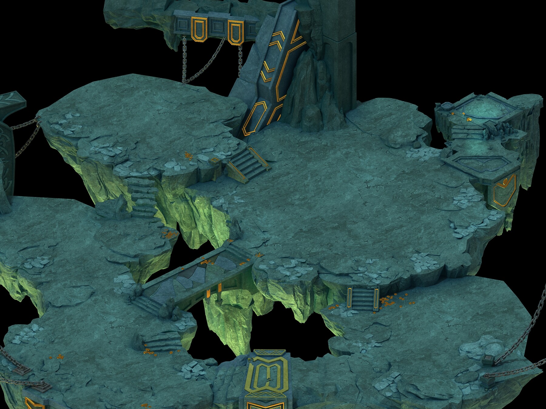 ArtStation - Dragon Lair - the surrounding terrain | Game Assets