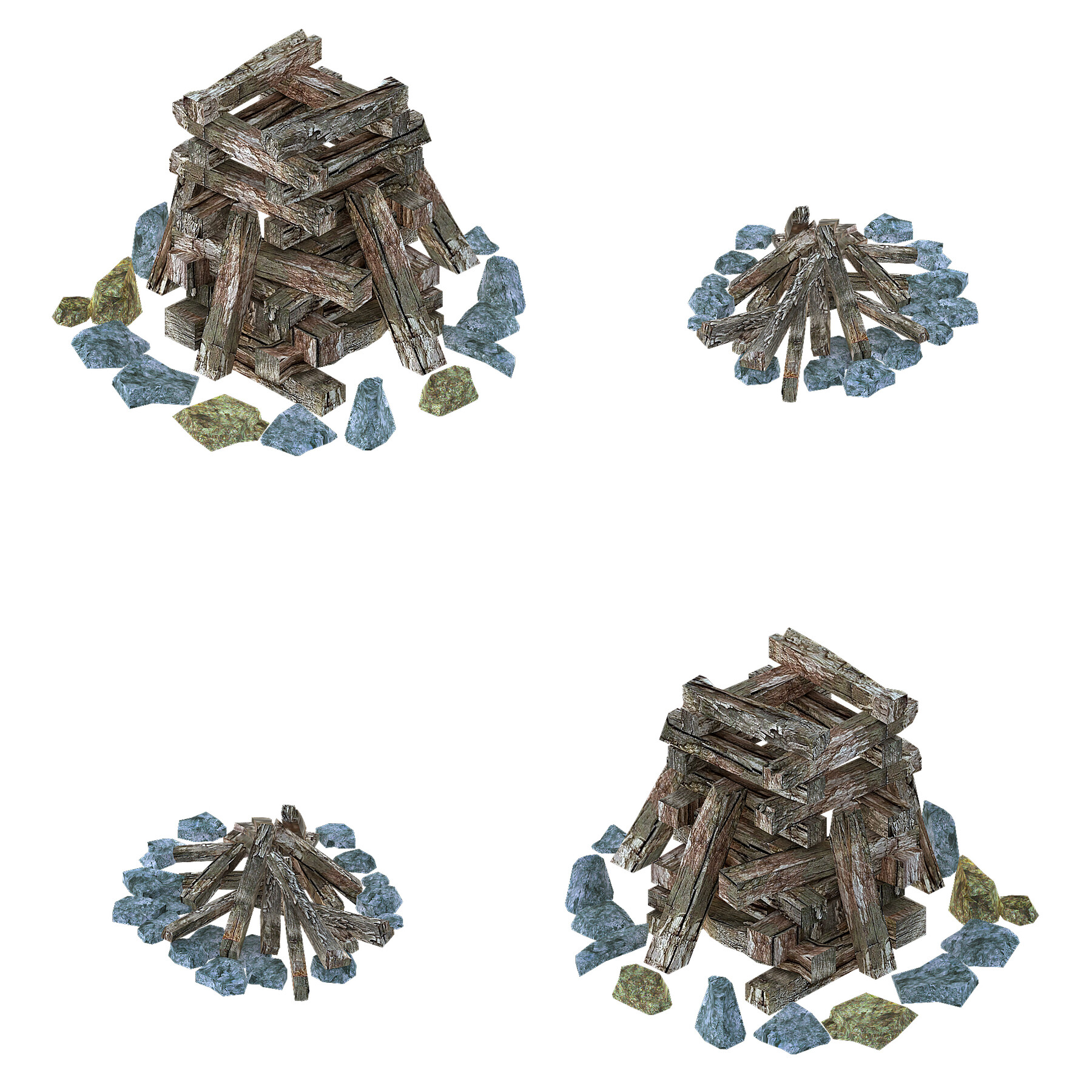 ArtStation - Barracks - Fire Camp | Game Assets