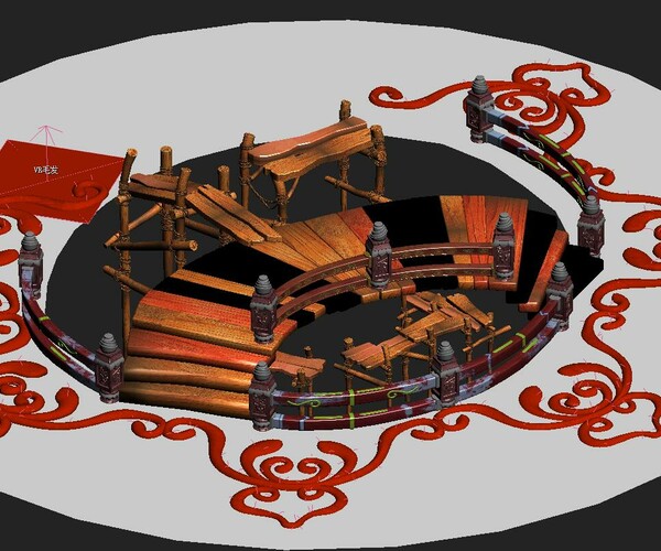 ArtStation - Leap tower two - story ladder - pattern | Game Assets