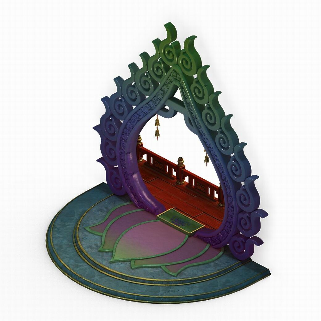 ArtStation - Pagoda - Buddha | Game Assets