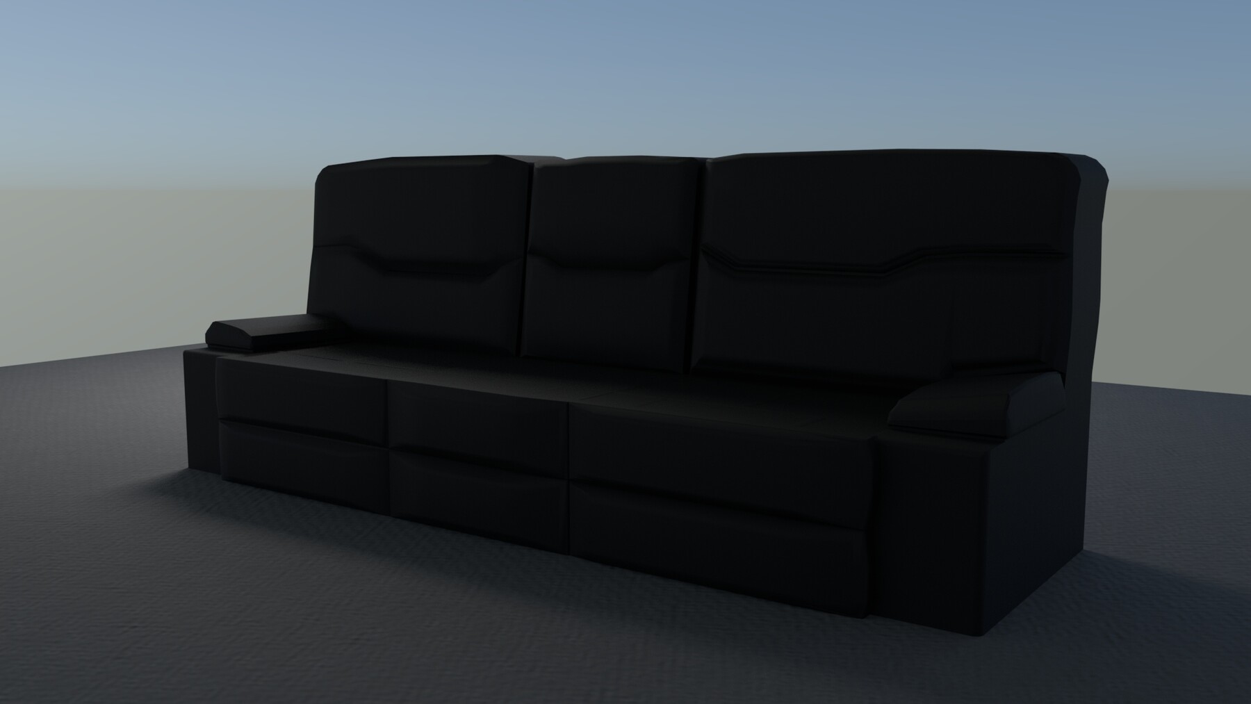 ArtStation - Big Couch Model | Game Assets
