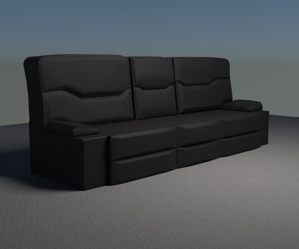 ArtStation - Big Couch Model | Game Assets