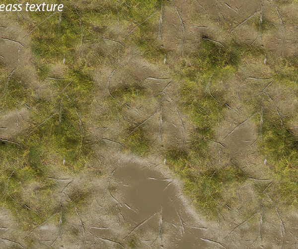 ArtStation - PBR Texture Dirt Grass Mud Puddles | Game Assets