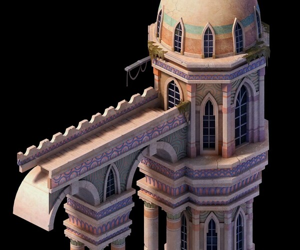 ArtStation - Muslim - Palace Basilica 02 | Game Assets