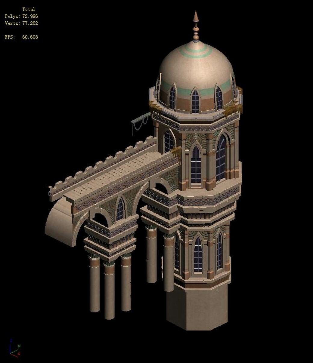 ArtStation - Muslim - Palace Basilica 02 | Game Assets