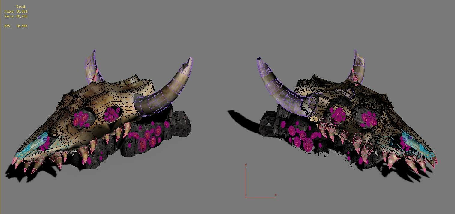 ArtStation - Bulls - Monster Nest 04 | Game Assets