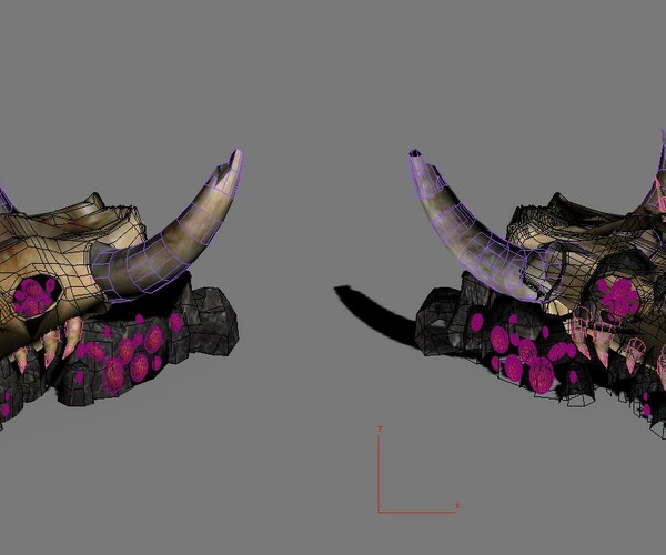 ArtStation - Bulls - Monster Nest 04 | Game Assets