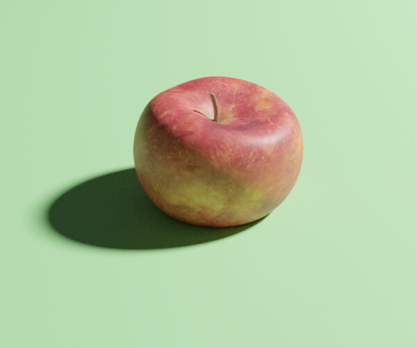 ArtStation - Apple fruit 3D model | Game Assets