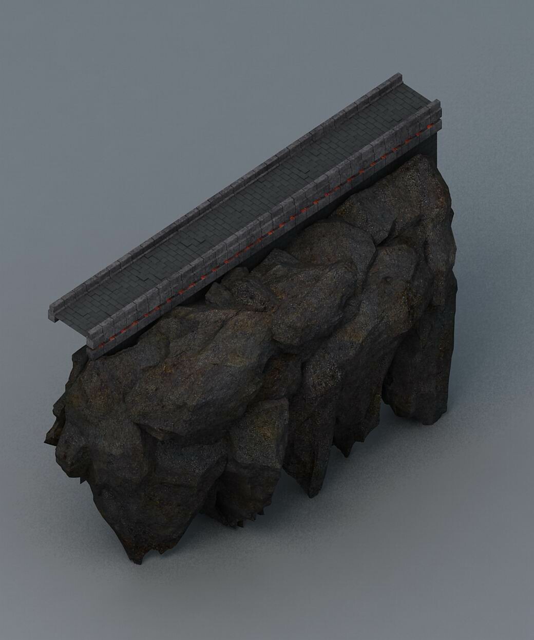 ArtStation - Stone wall of the city wall 271 | Game Assets
