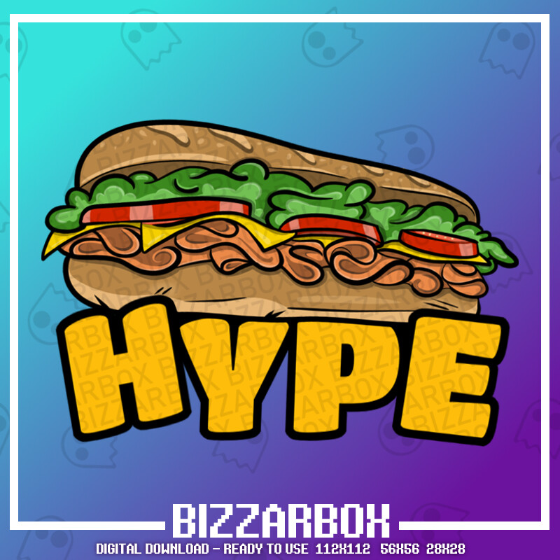 ArtStation - Twitch Emote: Sub Hype | Artworks