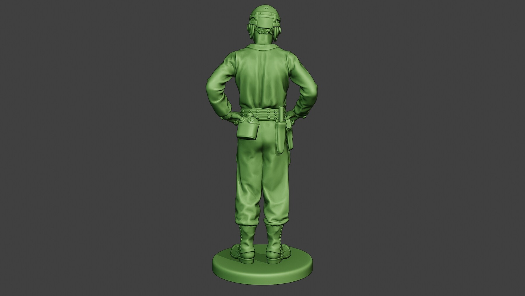 ArtStation - American Tank Crew unit ww2 Stand ATC1 | Resources