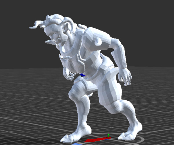 ArtStation - Fantasy Monster with Rig and Animation | Game Assets