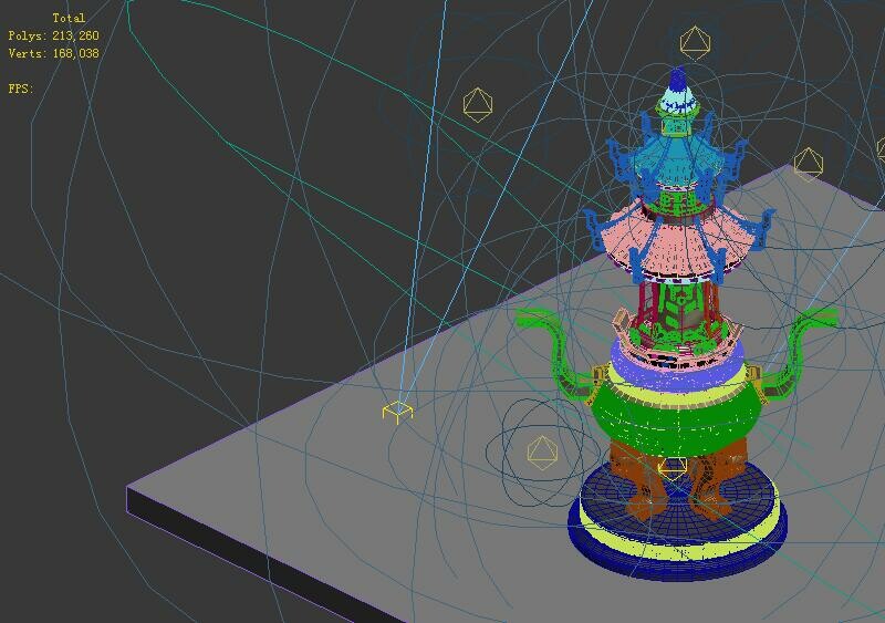 ArtStation - Indoor - incense burner | Game Assets