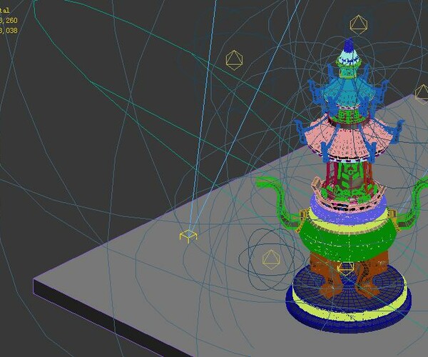 ArtStation - Indoor - incense burner | Game Assets