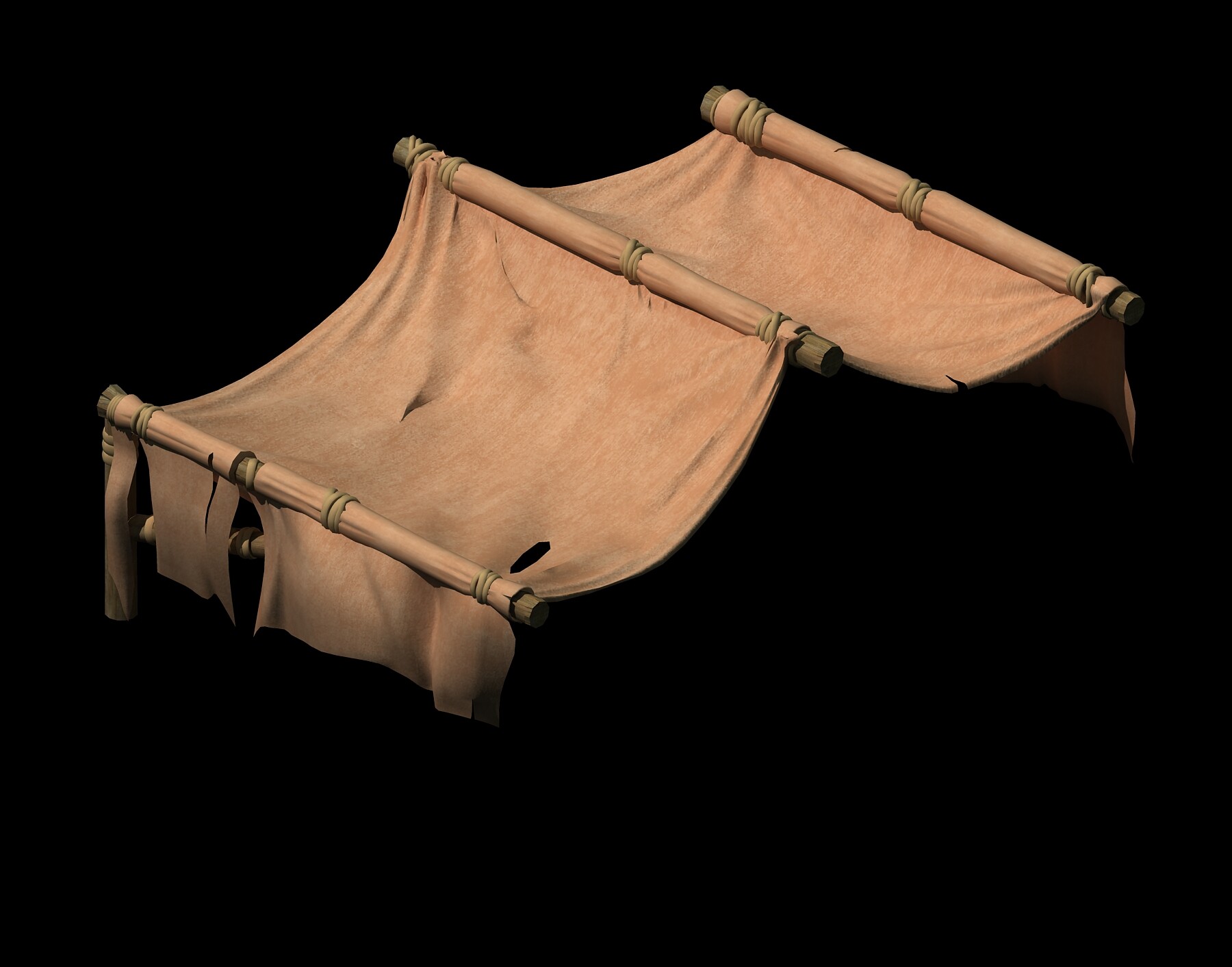 ArtStation - Death Desert - Tent Top 03 | Game Assets