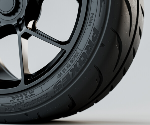 ArtStation - Toyo Proxes r888R New Profile (Real World Details) | Resources