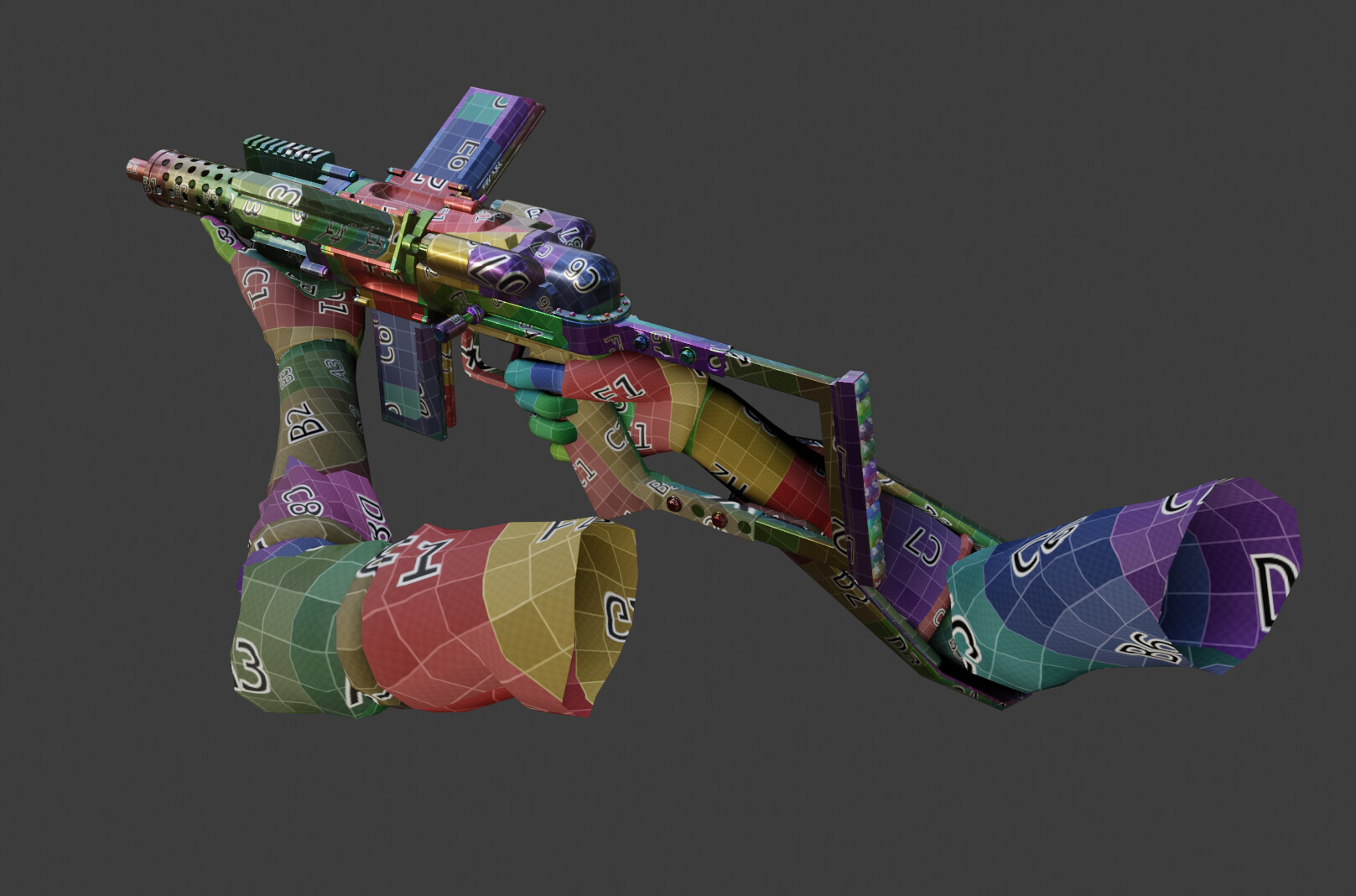 ArtStation - RIPPER shotgun rig, including first person arms IK rig and ...