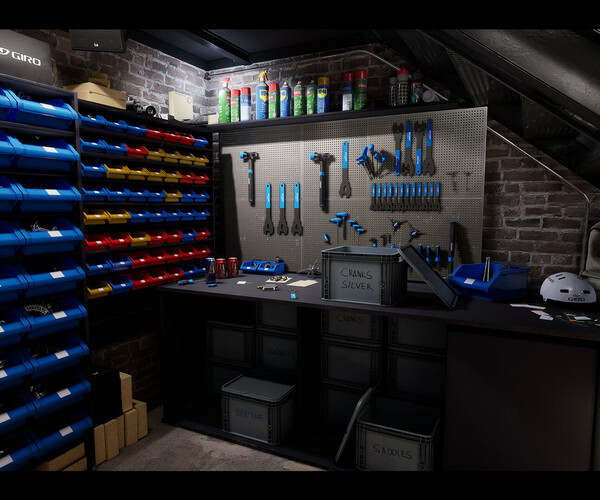 ArtStation - Bike Shop Environment / Unreal Engine 4 | Game Assets