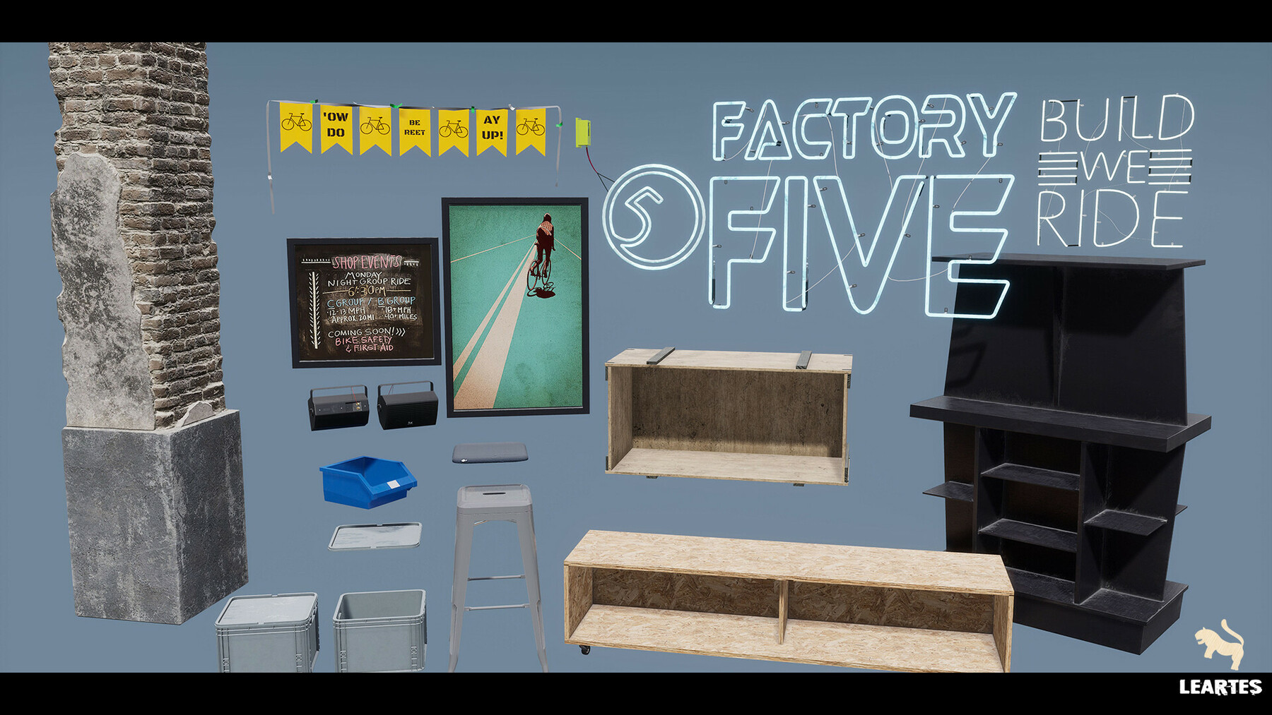 ArtStation - Bike Shop Environment / Unreal Engine 4 | Game Assets