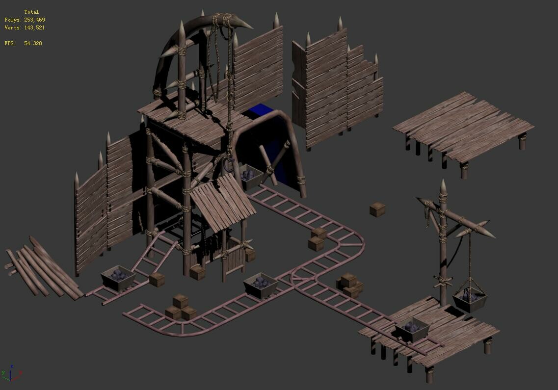 ArtStation - Mining and quarrying equipment | Game Assets