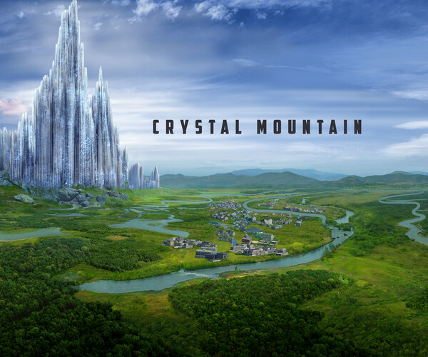 ArtStation - Crystal Mountain - Concept / Illustration | Artworks