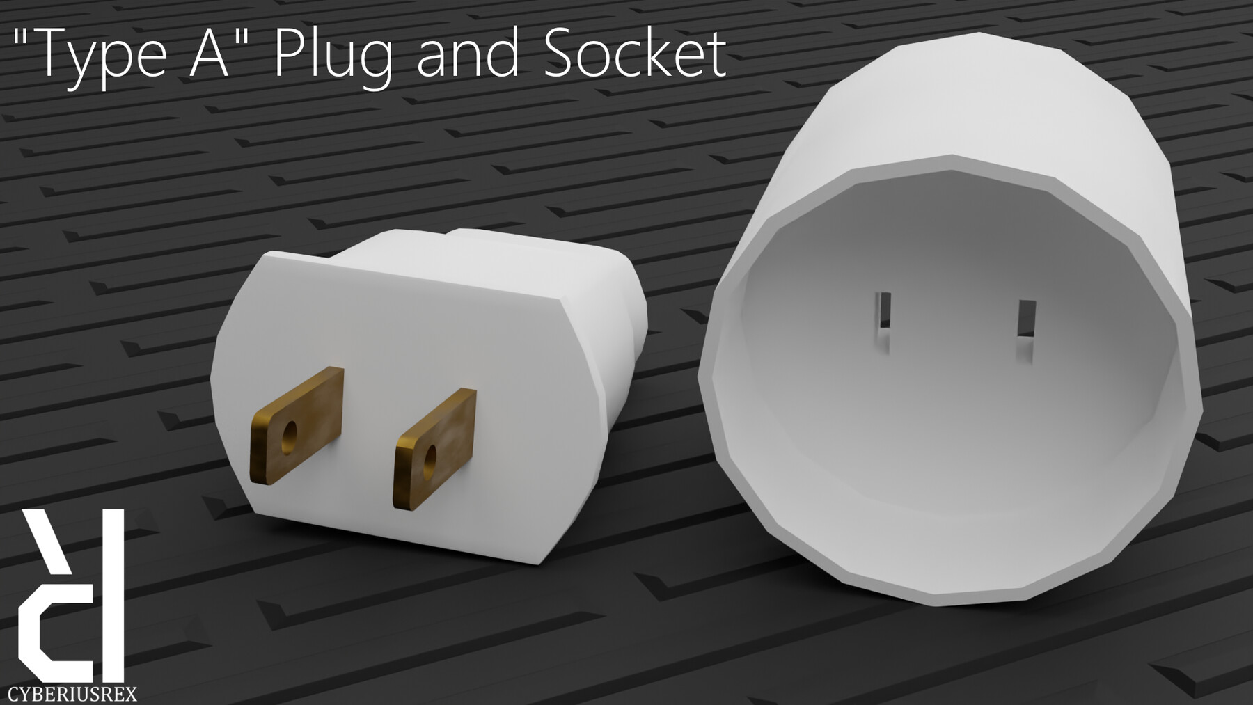 ArtStation - 20 Pieces electrical plugs and sockets set (FBX, OBJ, Blend). | Resources