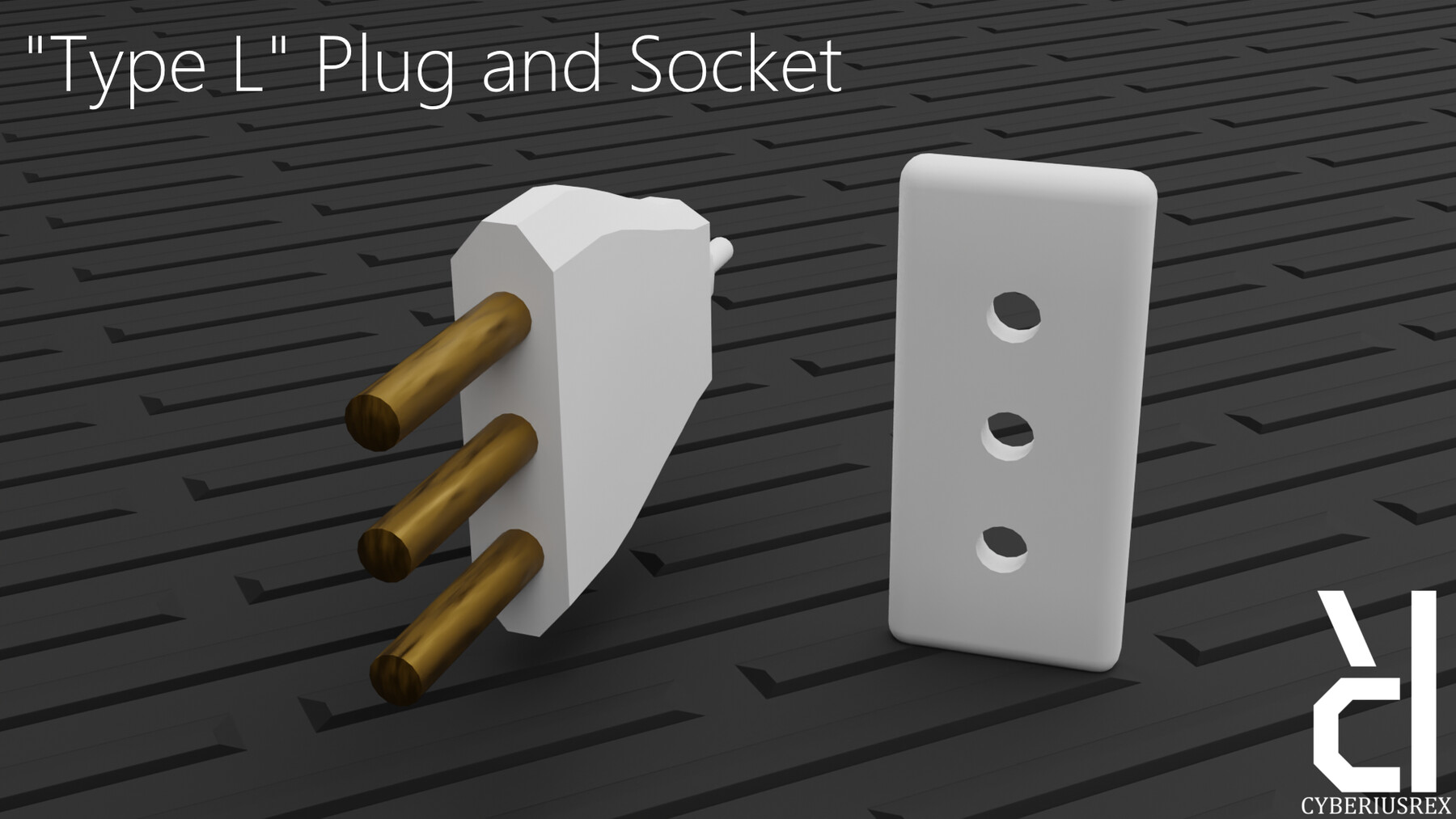 ArtStation - 20 Pieces electrical plugs and sockets set (FBX, OBJ, Blend). | Resources