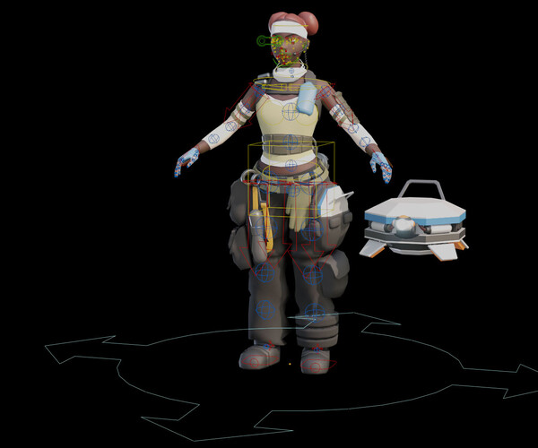 ArtStation - lifeline rig, 3D printable | Resources
