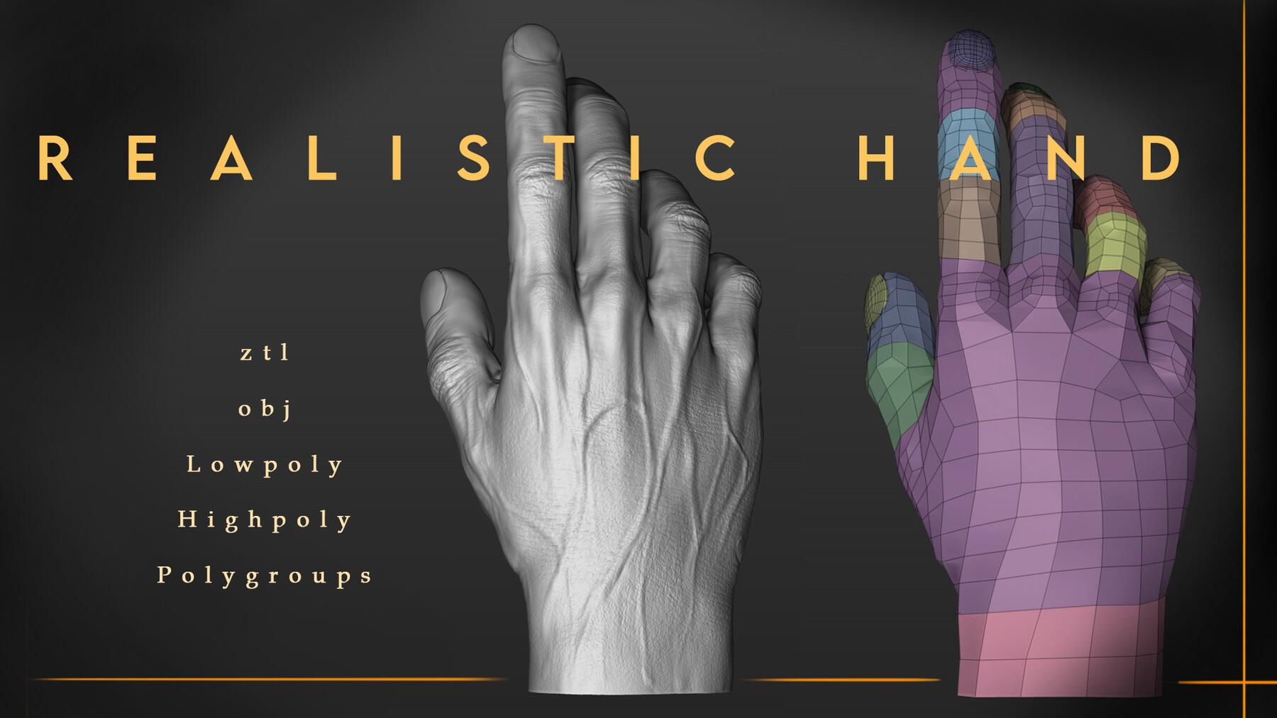 ArtStation - Realistic Hand | Resources