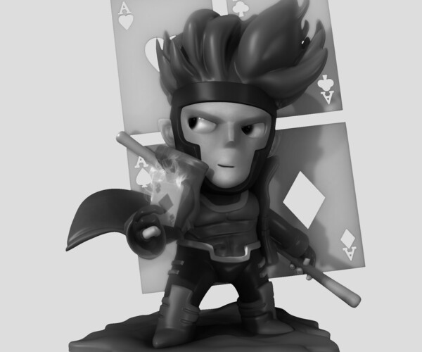 ArtStation - Gambit STL For 3D Printing | Resources