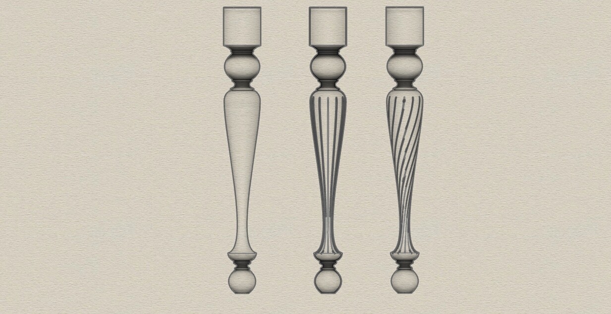 ArtStation - Furniture Table Leg | Resources