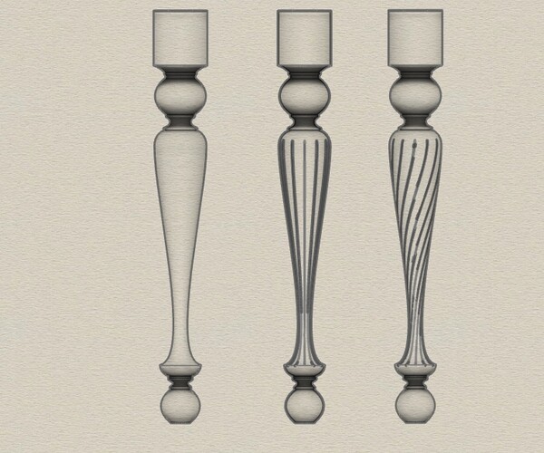ArtStation - Furniture Table Leg | Resources