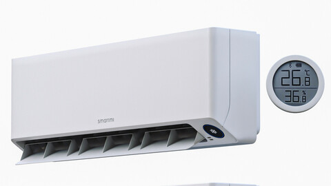 ArtStation - Xiaomi Smartmi Air Conditioner | Game Assets