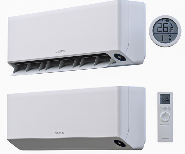 ArtStation - Xiaomi Smartmi Air Conditioner | Game Assets