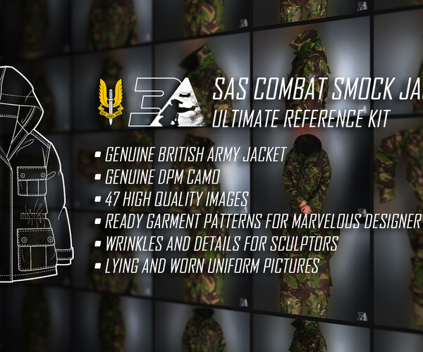 ArtStation - SAS Combat Smock Jacket Ultimate Reference Kit | Resources