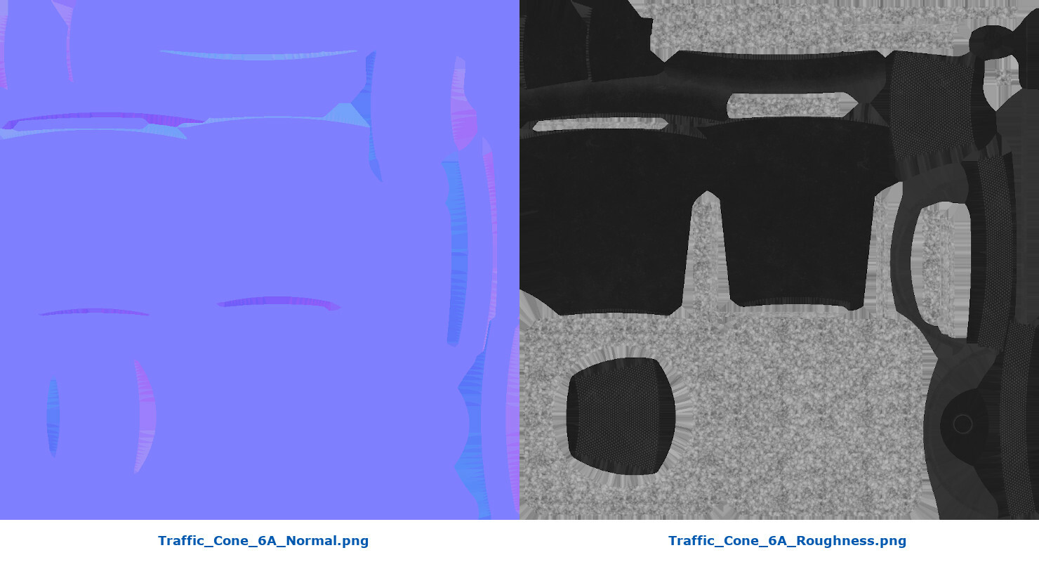 ArtStation - Traffic Cone 6A | Game Assets