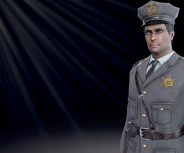 ArtStation - Policeman | Game Assets