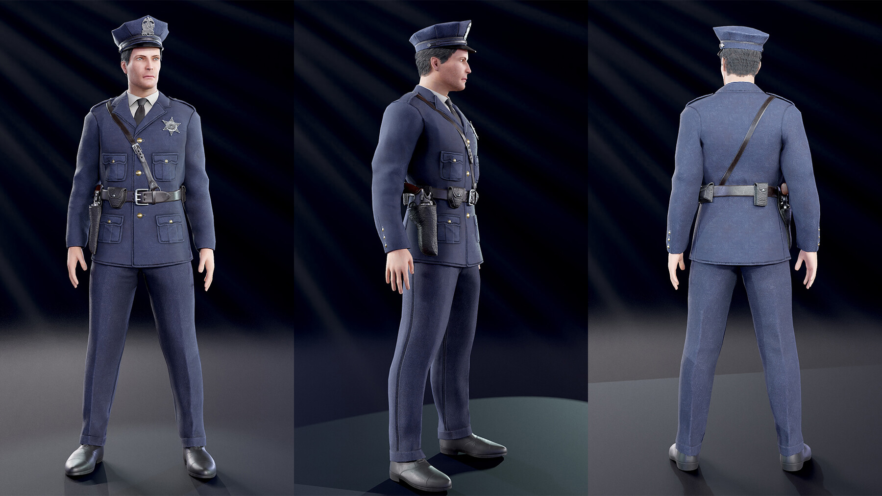 ArtStation - Policeman | Game Assets