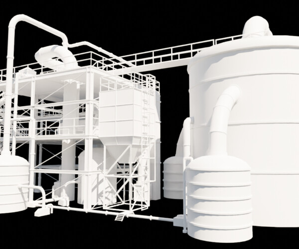 ArtStation - chemical plant | Resources