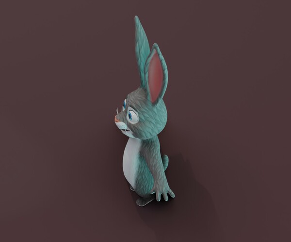 ArtStation - Cartoon Rabbit Animated 3D Model | Game Assets
