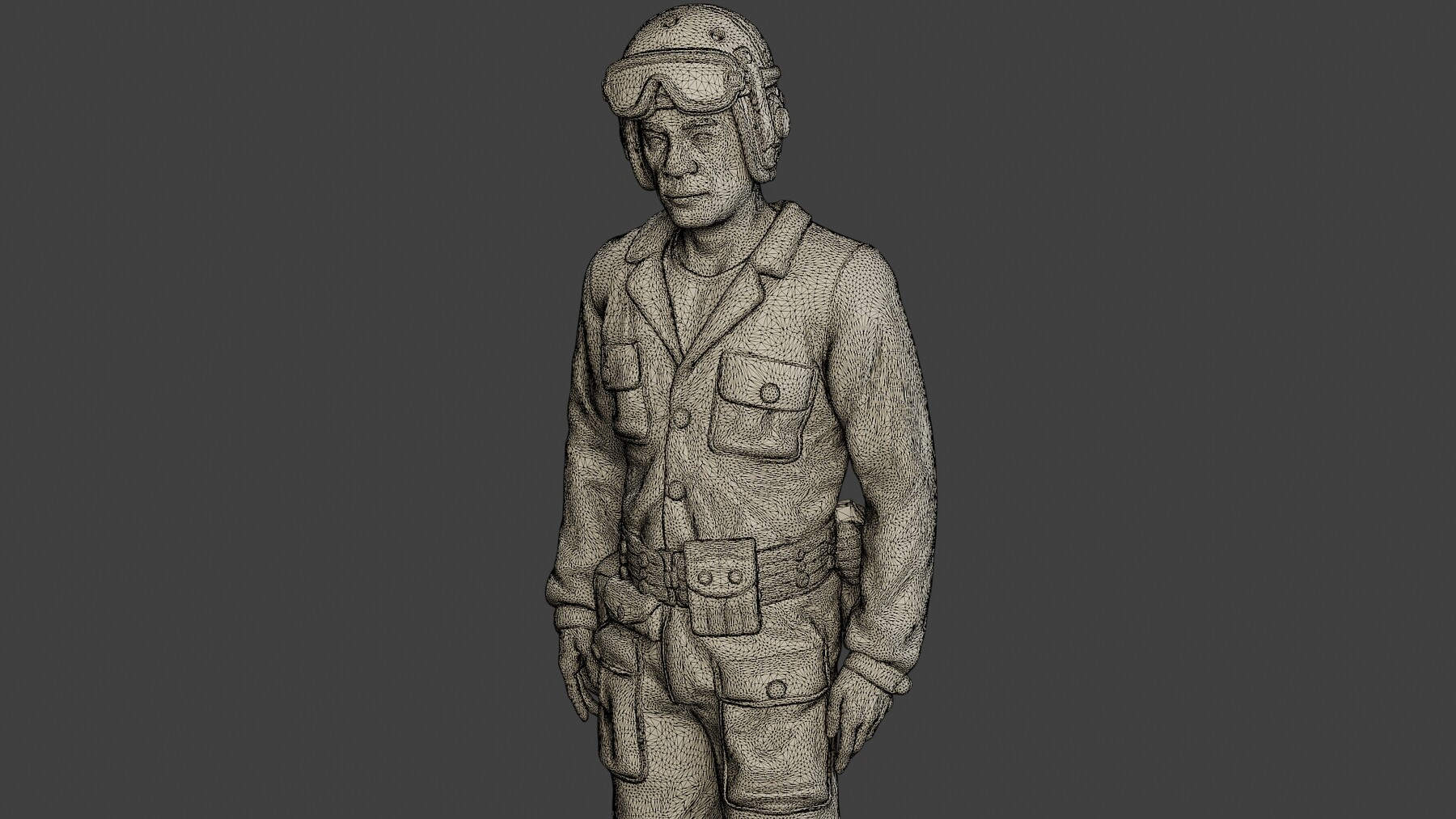 ArtStation - American Tank Crew unit ww2 Stand2 ATC1 | Resources