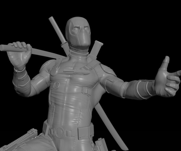 ArtStation - Deadpool stl 3D print model | Resources